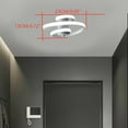 Modern Acrylic LED Ceiling Light 18W Elegant Hallway Entryway Bedroom ...