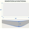 Whole Piece 48"x30" Desktop 1" Thickness Height Adjustable Desk ...