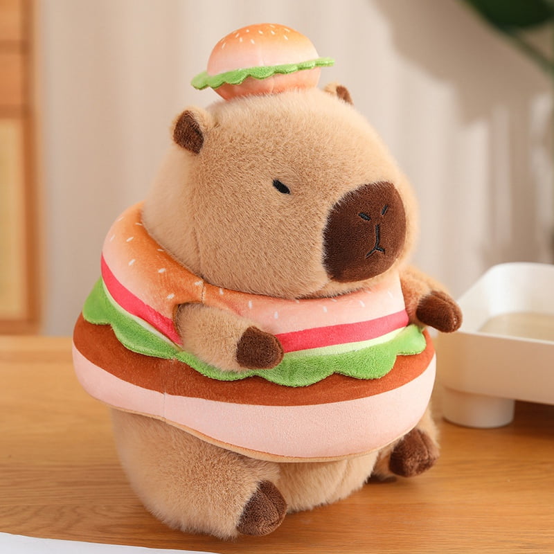 Cosplay de abeja Capybara, hamburguesa, tela, Capibara, peluche ...