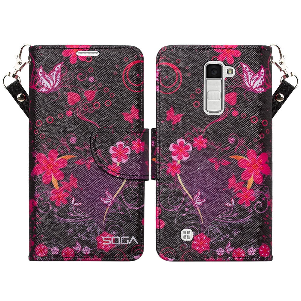 LG K10 Case, LG Premier LTE Wallet Case, SOGA [Pocketbook Series] PU ...