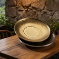 Creative 304 Stainless Steel Hammered Snacks Plate Stylish Serving Tray ...