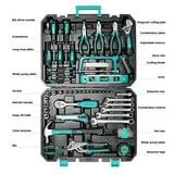 TLGREEN 79-Piece Tool Set with Ratchet, Wrenches, Drivers & Tool Box ...