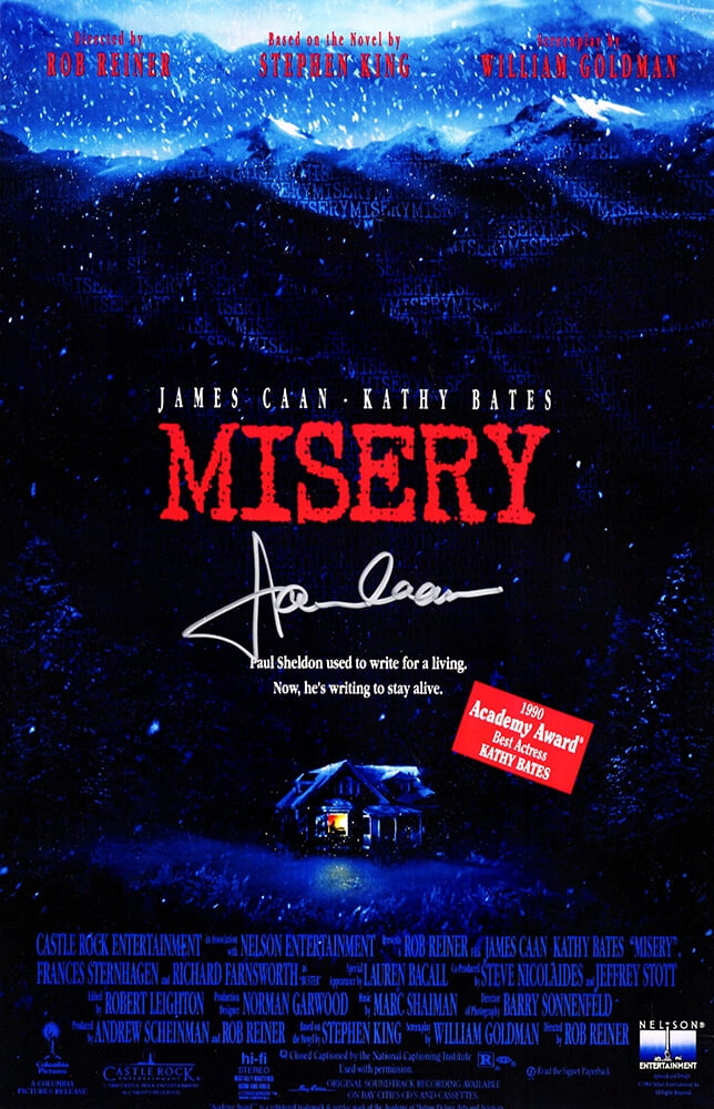 James Caan Signed "Misery" 11x17 Movie Poster - Walmart.com