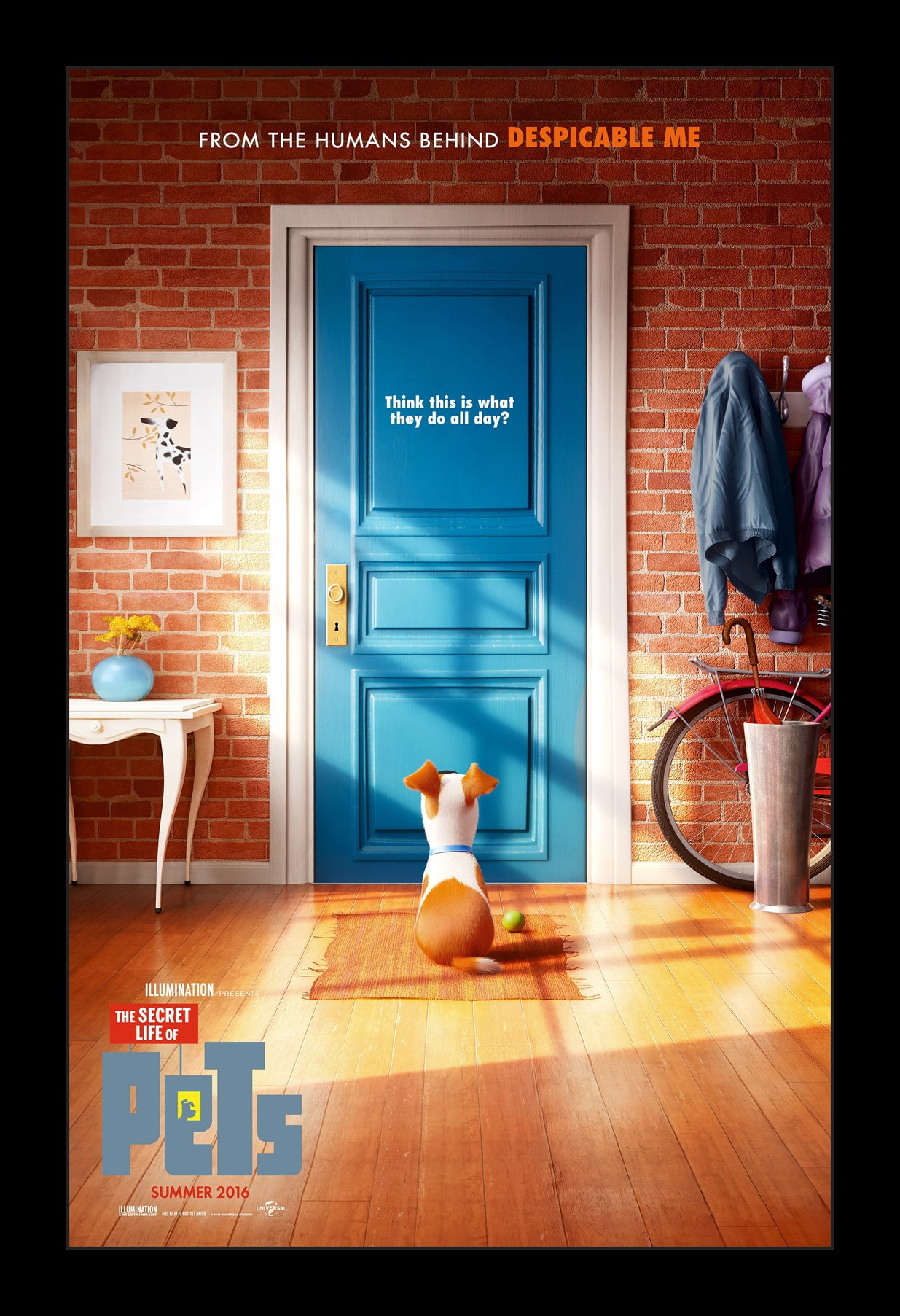 THE SECRET LIFE OF PETS - 11x17 Framed Movie Poster - Walmart.com