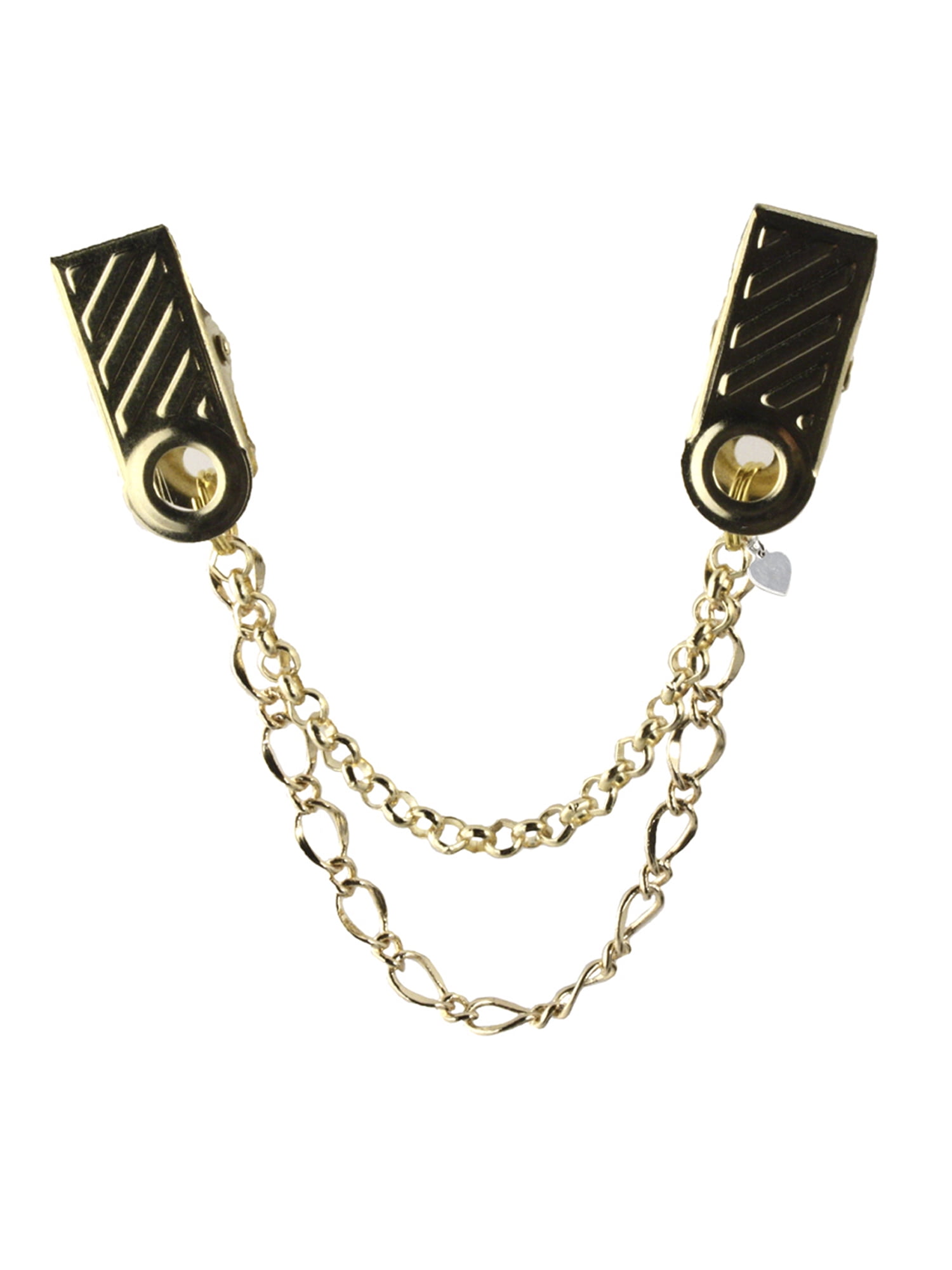 Sweater Guard Double Chain with 1" Clip - Free Organza Gift Bag ...