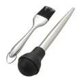 Sparsain kit/4pcs stainless steel turkey baster, oil brush, oil dropper, silicone seasoning pump ...