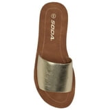 Soda Shoes Women Flip Flops Basic Plain Slippers Slip On Sandals Slides ...