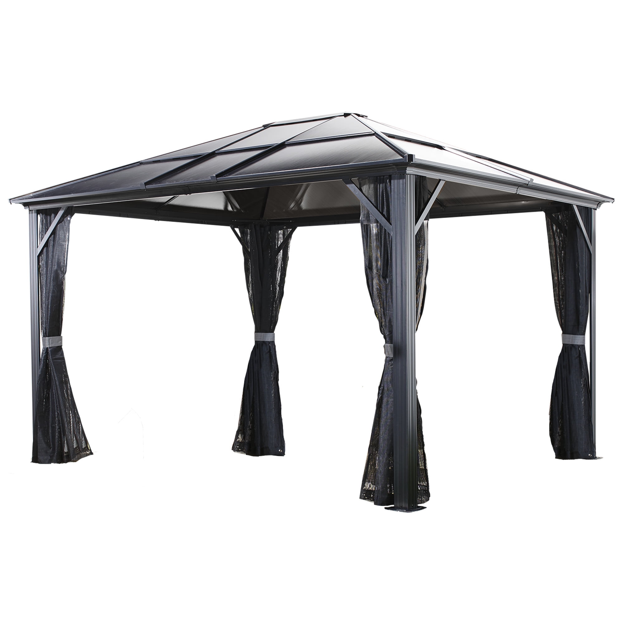 Click here for Sojag Meridien 10 X 12 X 9 Ft Charcoal Gazebo 10x1... prices