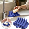 Self-Draining Soap Dish Non- Silicone Bar Soap Holder Stackable Sloped ...