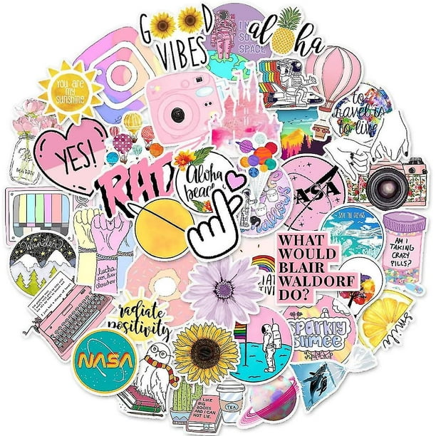 Stickers 100 Pcs Cute Funny Stickers For Teens, Girls, Adults Stickers ...