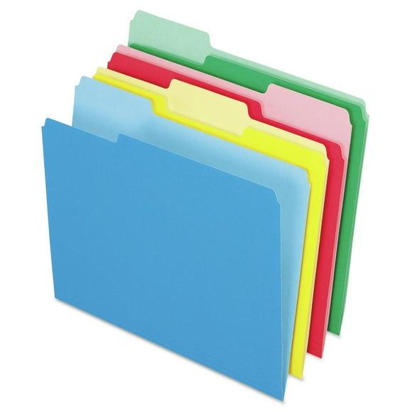Colored Plastic File Folders