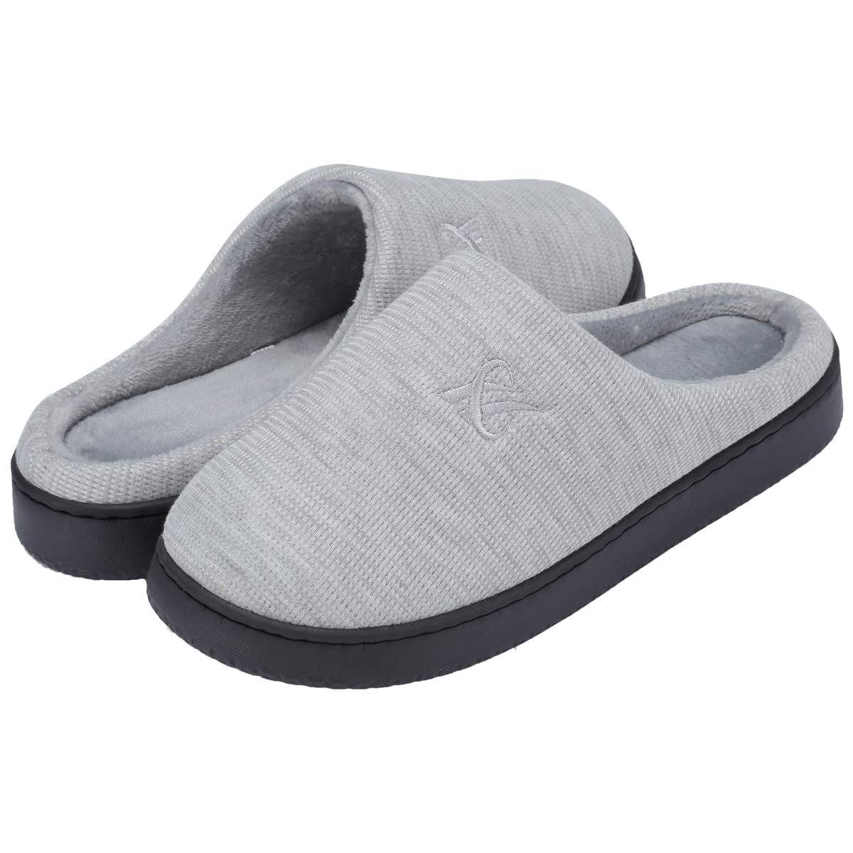 Zapatillas Lander Memory Foam para mujer y hombre, color gris claro ...