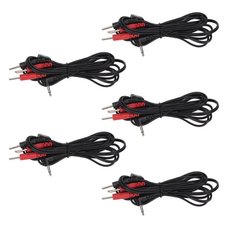 Electrode Cord, Electrode Wire 4.6ft Portable 4 In 1 Promote Blood ...