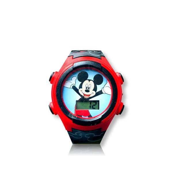 Mickey Mouse Digital Watch Boys Flashing LCD Kids Watch - Walmart.ca