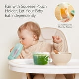 Momcozy Reusable Baby Food Pouches for Toddlers,BPA Free Plastic,Food ...