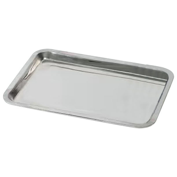 Cameland Stainless Steel Tray Sturdy Baking Pans Metal Tray Baking ...