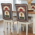 Archway Columns Chair Back Covers Set of 4 Vintage Ethic Traditional ...