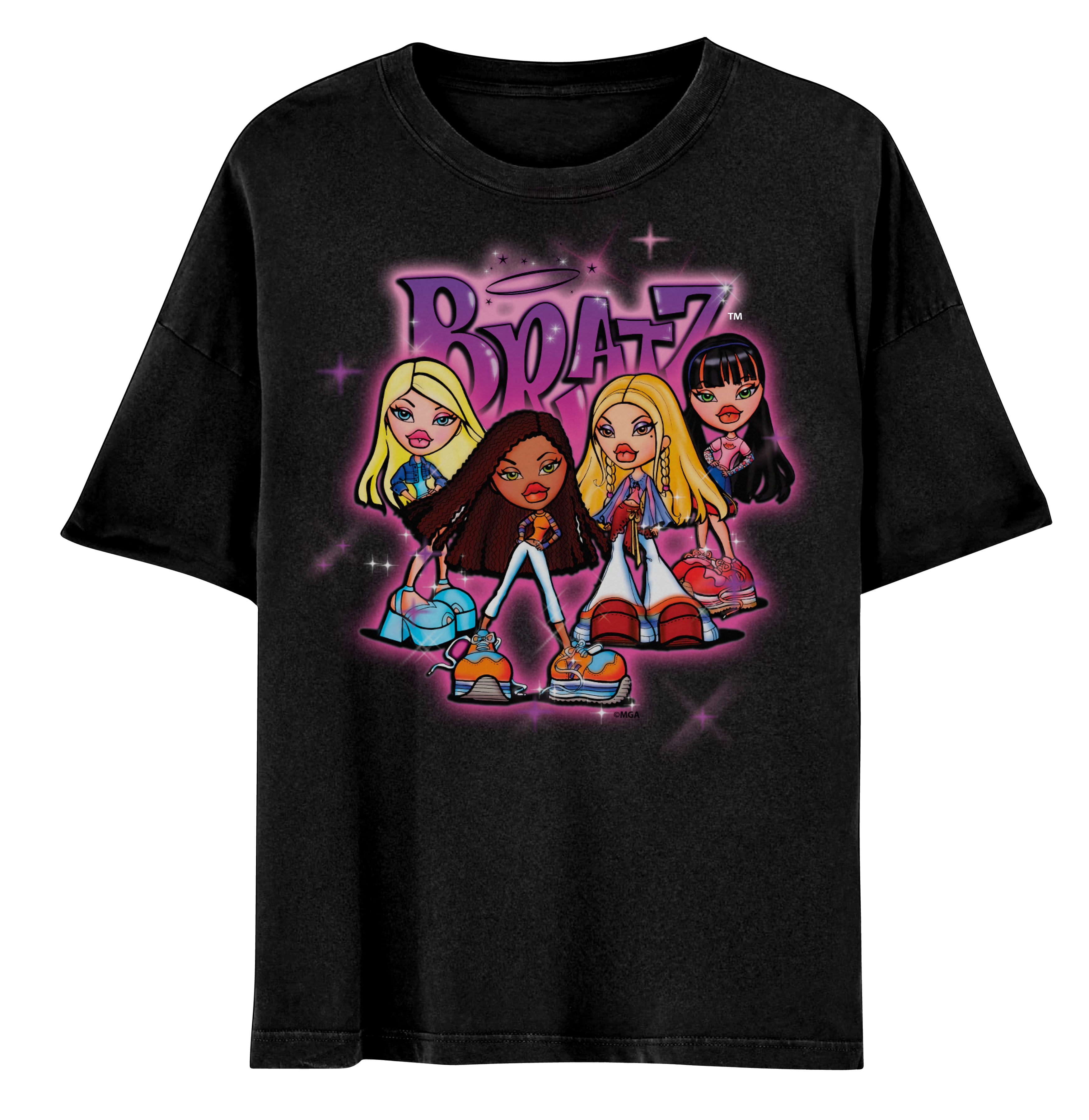 Bratz Graffiti Group Shot Yasmine Cloe Jade Sasha Dolls Mens and Womens ...