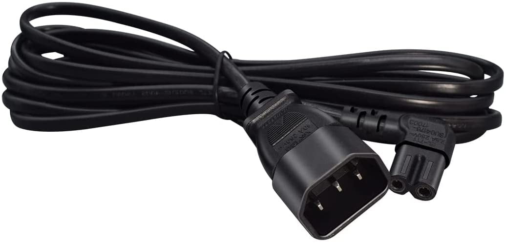 Toptekits C14 to C7 Power Extension Cord,IEC C14 to 90-Degree Angled C7 ...