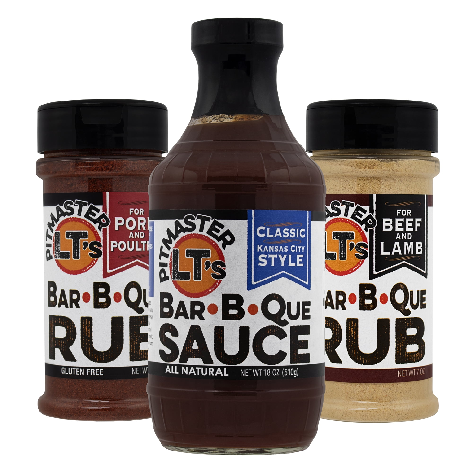 Pitmaster LT'S Kansas City Style All-Natural Classic BBQ Sauce, Pork ...