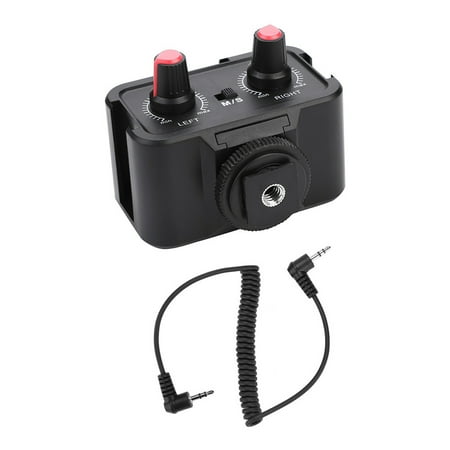 Camera Audio Mixer, Mini Size Camera Mic Mixer, Sturdy Most Cameras For ...