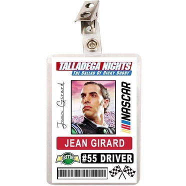 Talladega Nights Ricky Bobby Driver ID Badge Name Tag V2 - Walmart.com