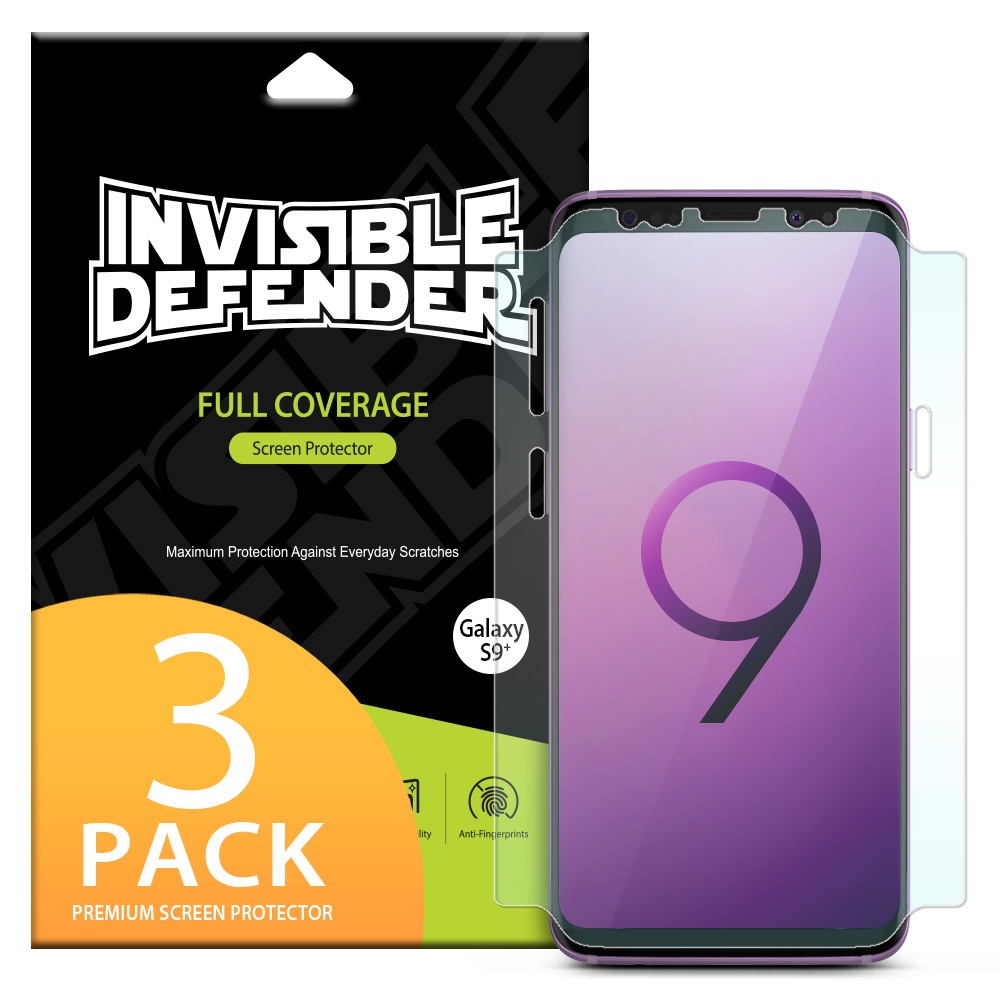 Galaxy S9 Plus Phone Screen Protector Ringke Invisible Defender [Full ...