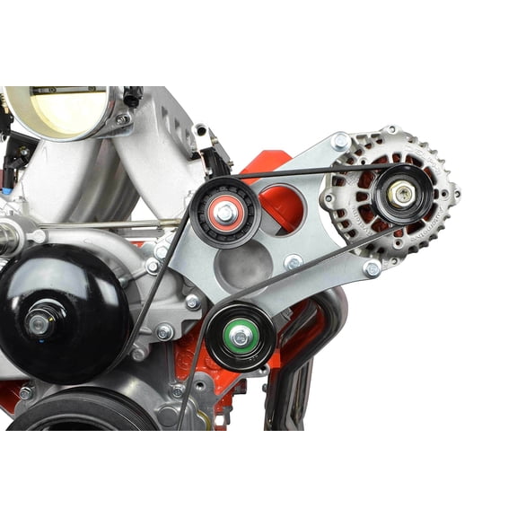 ICT Billet LS Truck Passenger side Alternator Relocation Bracket w ...