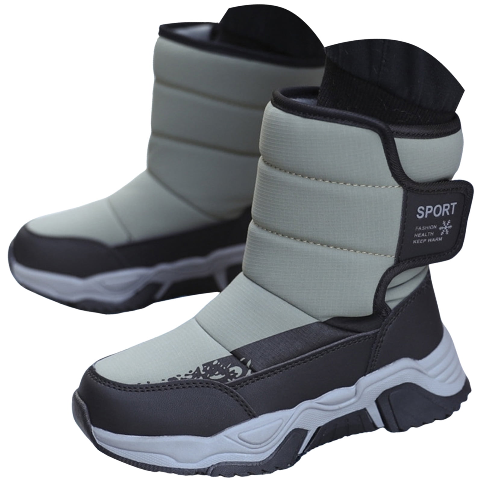 Click here for Zanarzt Girls Winter Boots Childrens Cotton Shoes... prices