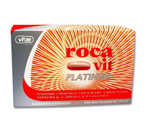 ROCAVIT PLATINUM 30 Cápsulas. Vitaminas y minerales. Suplemento ...