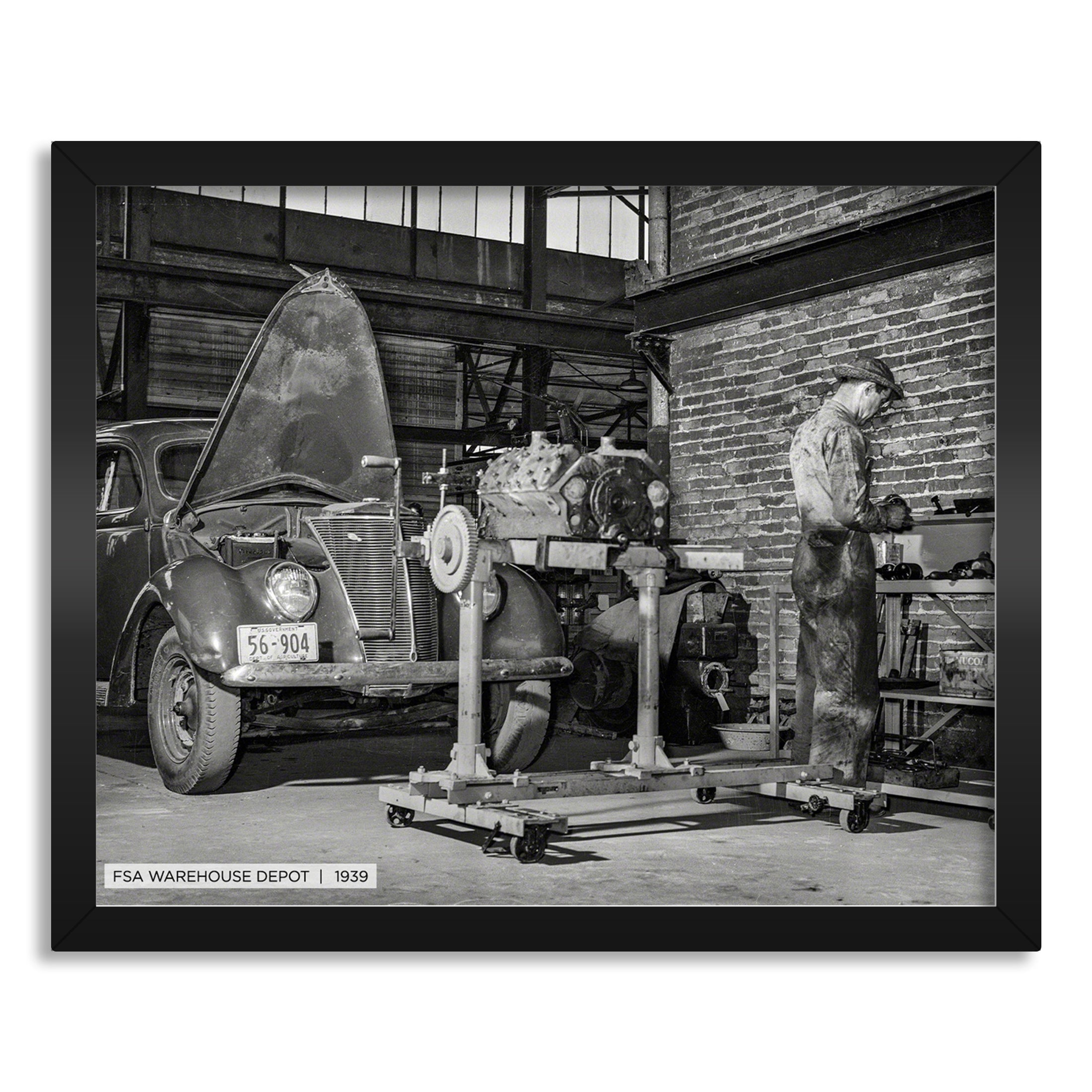 Second Story Collection, Atlanta 16x20 Straight Fit Framed Canvas ...