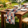 ARTSLION Waterproof Table Runner 13x36 Inch Polyester Wipe Clean Patio ...