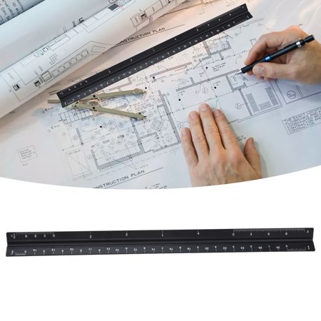 Aluminum Scale Ruler, Reading Scale Ruler Metal Scale Ruler For ...