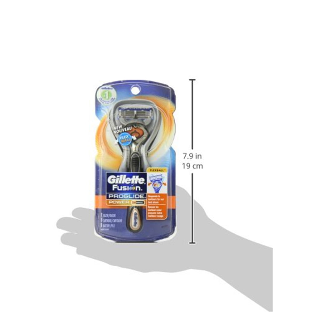 Gillette Fusion ProGlide Power Razor with Flexball Handle Technology ...