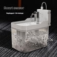(USB-Transparent) USB Induction Automatic Water Drinking Fountain Water ...