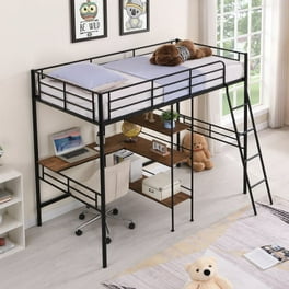 4D Concepts 14451 Zinnia Loft Bed Black Walmart