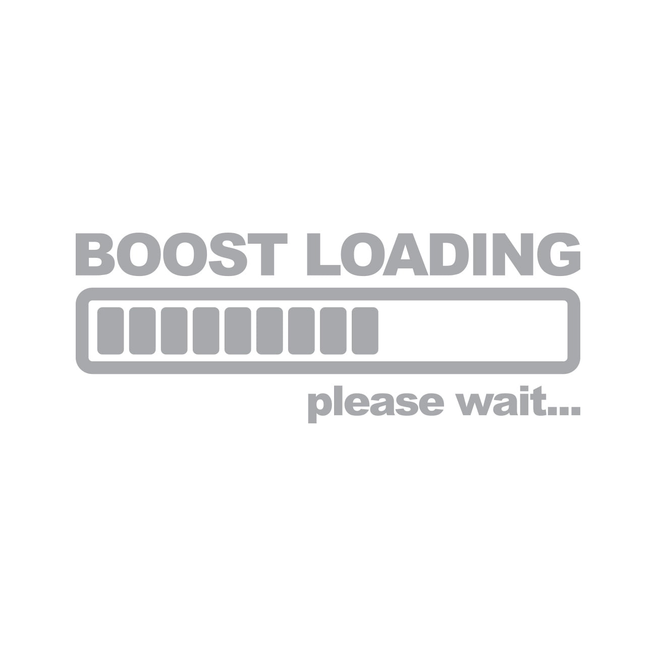 Boost Loading Sticker Decal Die Cut - Self Adhesive Vinyl ...