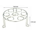 FrontTech Steamer Rack+Dish Clip for Instant Pot, Stackable Egg ...