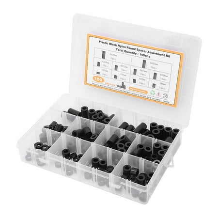 Screws Hardware Spacers, 150Pcs Separate PCBs Nylon Spacers Assortment ...