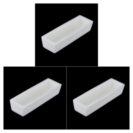 Redempat White High Density Square Alumina Crucible For Chemical ...