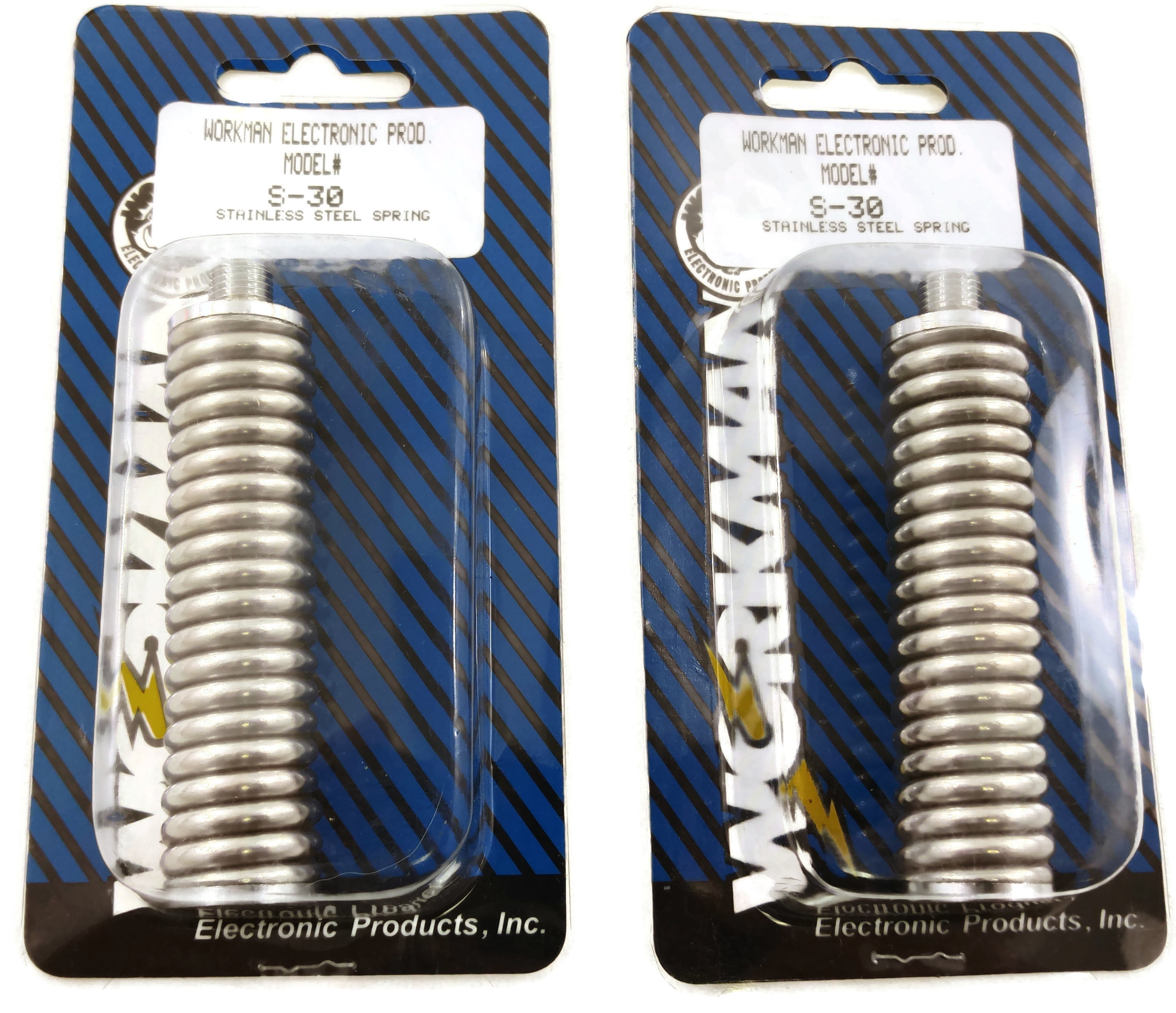 Lot of 2 Workman S-30 Stainless Steel Medium Duty CB Radio Antenna ...