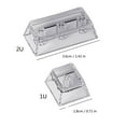 10pcs Transparency Keycaps 1U/ Size For Most Mechanical Keyboards Slip ...