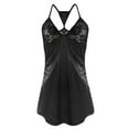 Gzea Translucent Lingerie Ladies Sling Sexy Backside Sexy Nightdress