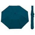 Misty Harbor Automatic Open Folding Umbrella, Teal - Walmart.com