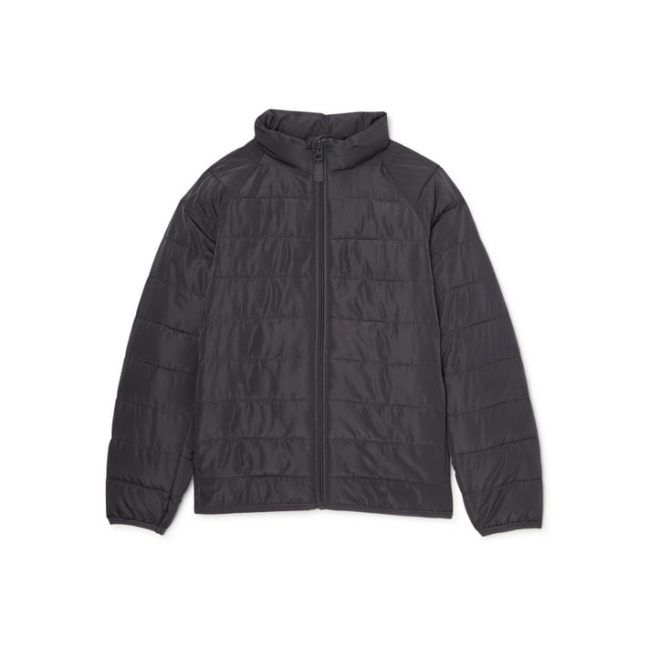 Wonder Nation Boys Packable Puffer Jacket, Sizes 4-18 & Husky - Walmart.com