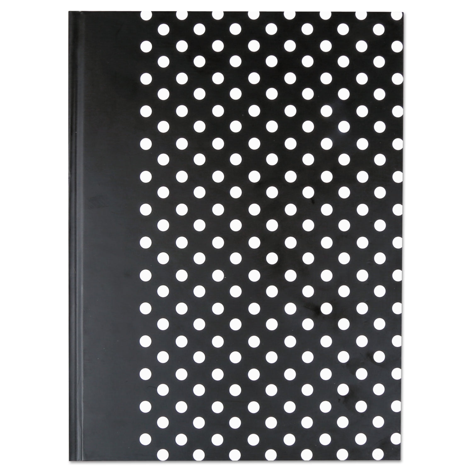 Casebound Hardcover Notebook, 1 Subject, Wide/legal Rule, Black/white ...