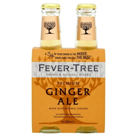 Fever-Tree Ginger Ale, Fever-Tree Ginger Ale 4x200ML - Walmart.ca