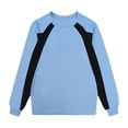 Ahabrexf Long Sleeve Running Shirts for Men Color Block Round Neck ...