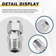 BDKWID-Metalwork 304 Stainless Steel Compression Tube Fitting Adapter 1 ...