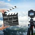 Film Movie Action Scene Clap Board Black Acrylic for Shoot Props ...